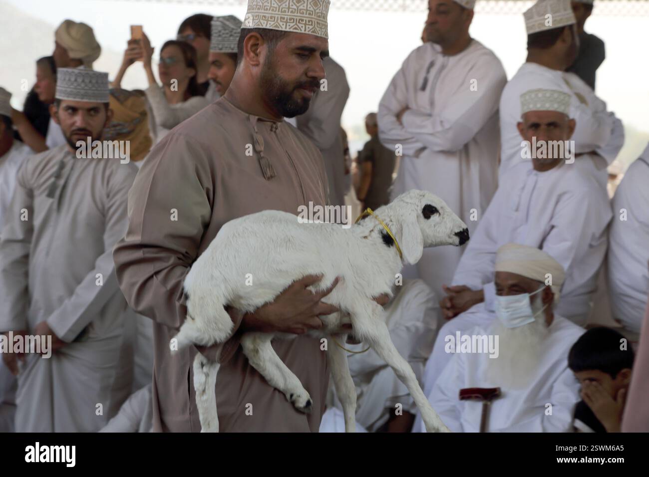 Man carrying kid goat on hi-res stock photography and images - Alamy