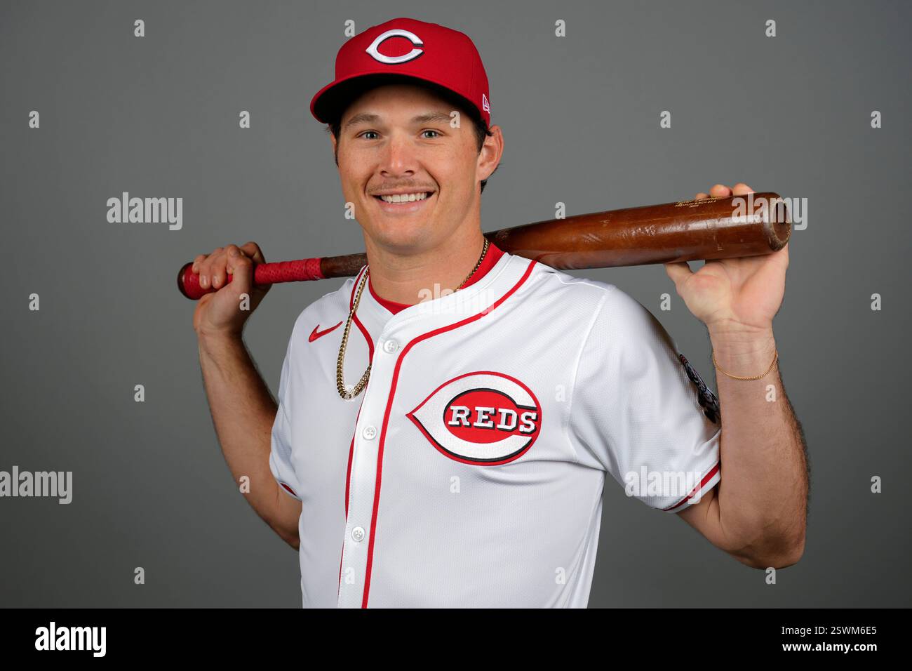 This is a 2025 photo of Tyler Callihan of the Cincinnati Reds baseball ...