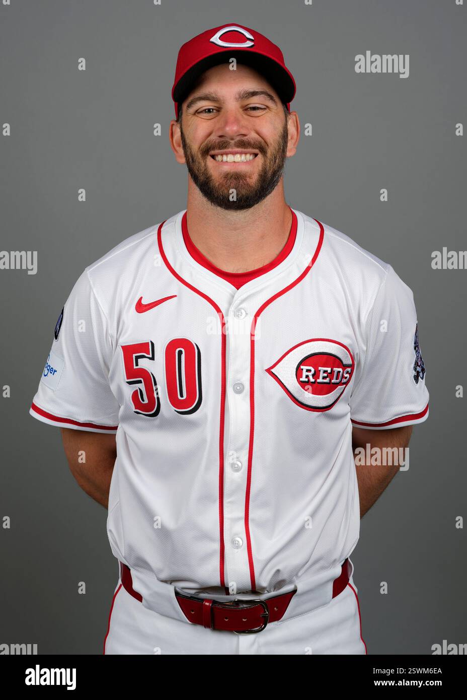 This is a 2025 photo of pitcher Sam Moll of the Cincinnati Reds ...