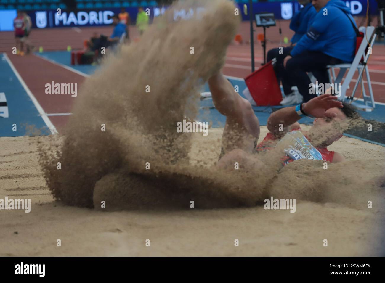 Madrid, Spain, 21st February, 2025: The athlete, Manuel Hernández (CA ...