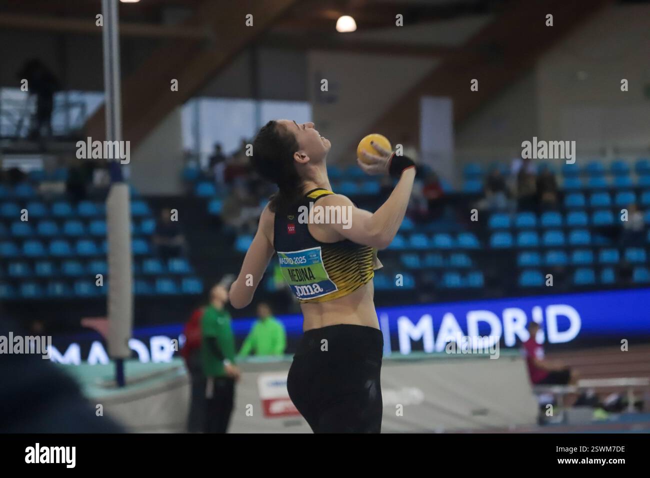 Madrid, Spain, 21st February, 2025: The athlete, Andrea Medina (A. D ...