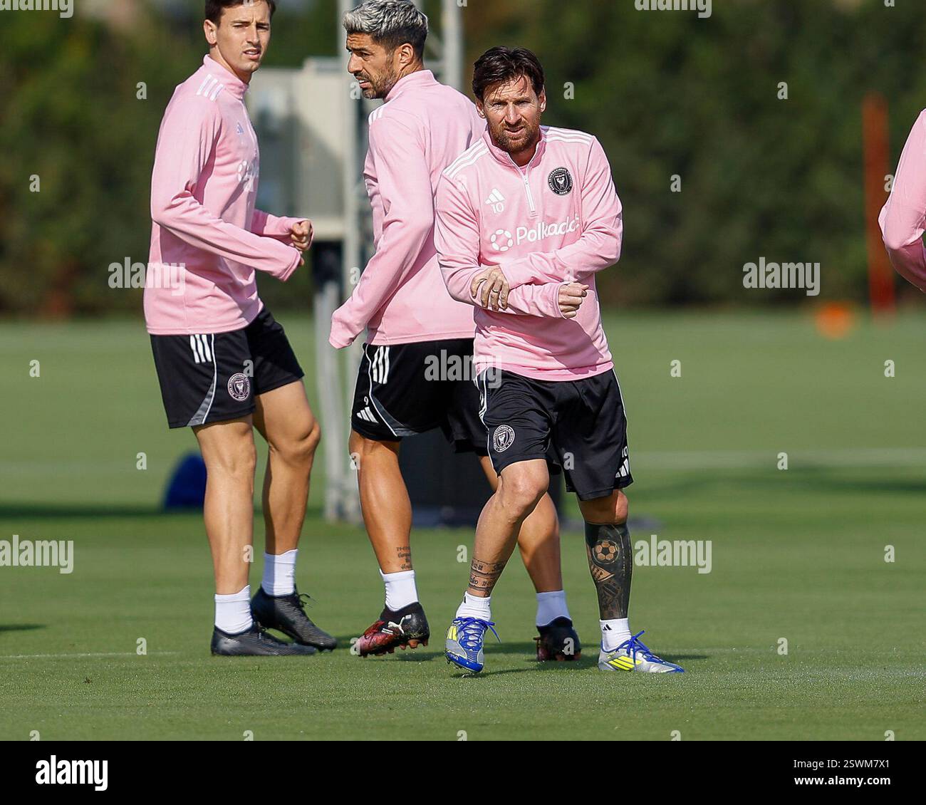 FORT LAUDERDALE, FL - FEBRUARY 21: Inter Miami CF forward Lionel Messi ...