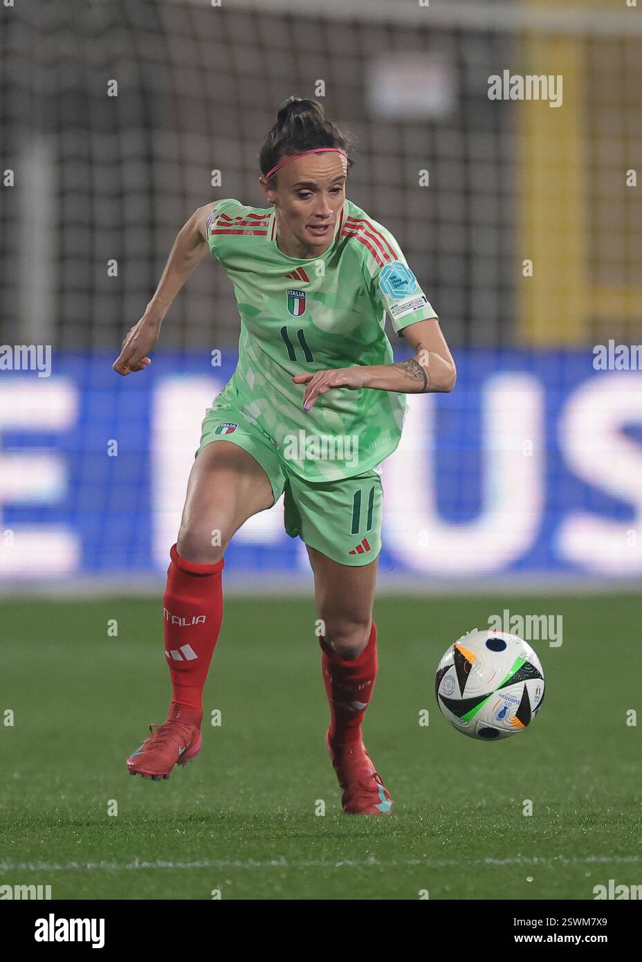 Monza, Italy. 21st Feb, 2025. Barbara Bonansea of Italy during the UEFA ...