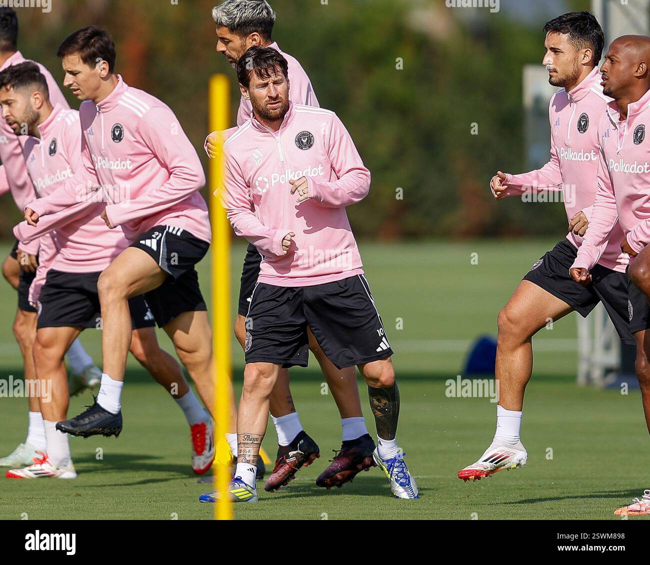 FORT LAUDERDALE, FL - FEBRUARY 21: Inter Miami CF forward Lionel Messi ...