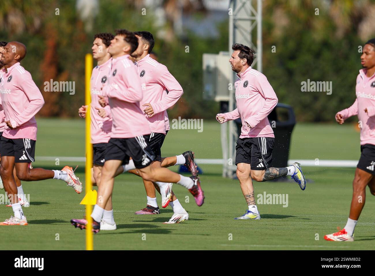 FORT LAUDERDALE, FL - FEBRUARY 21: Inter Miami CF forward Lionel Messi ...