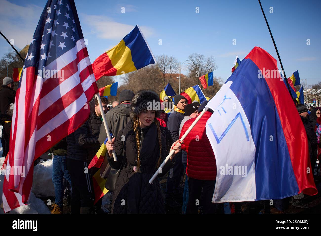 Calin georgescu suporters hi-res stock photography and images - Alamy