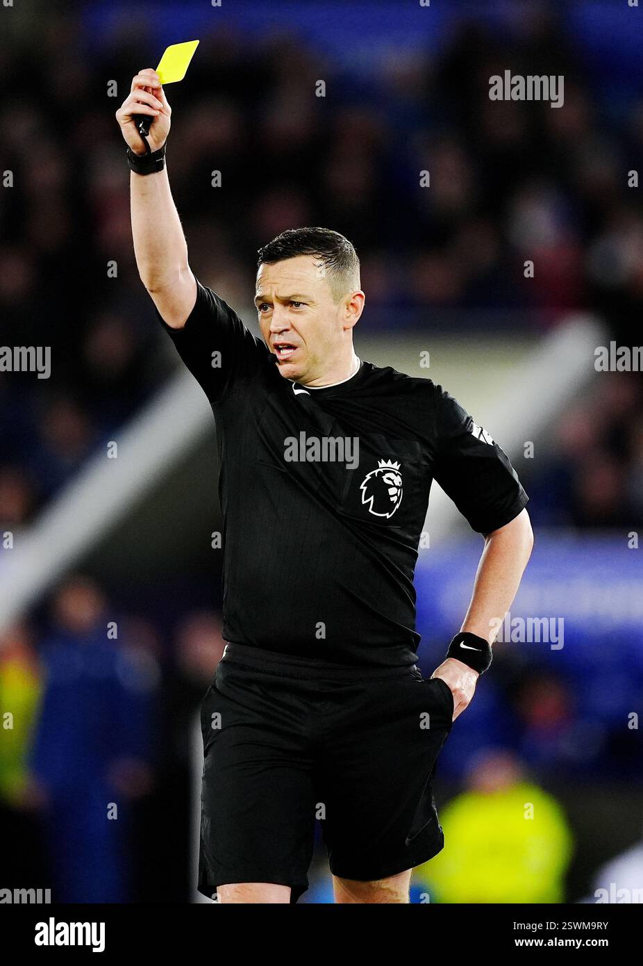 Referee Tony Harrington during the Premier League match at the King ...