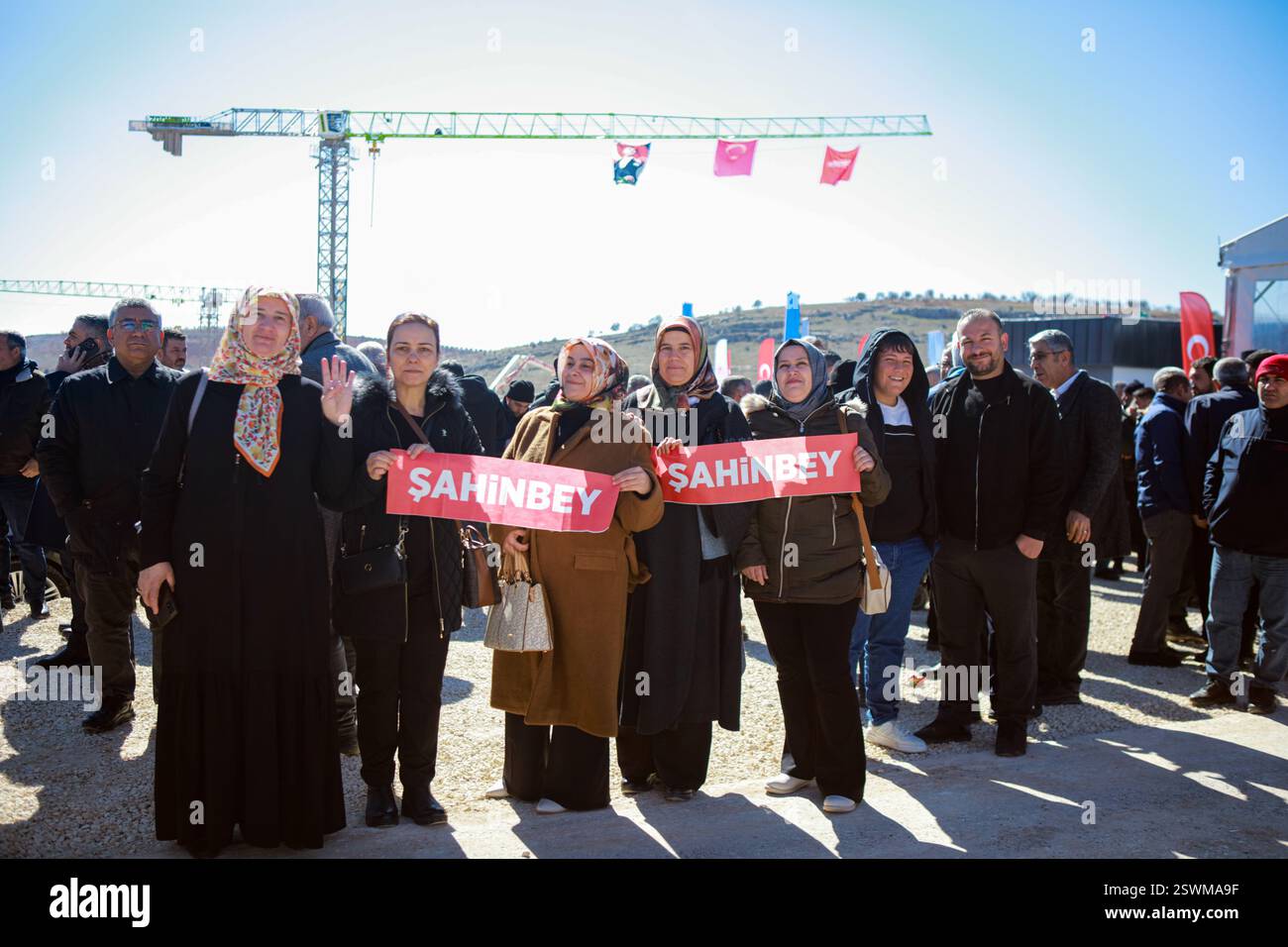 February 21, 2025: Gaziantep, Turkiye. 21 February 2025. A ceremony is ...
