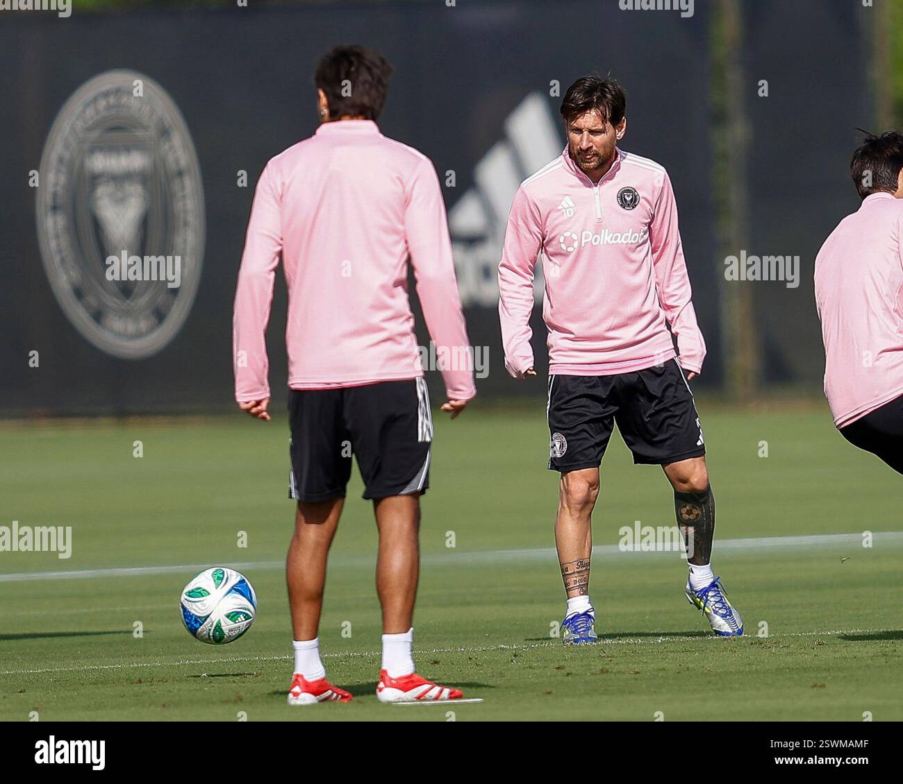 FORT LAUDERDALE, FL - FEBRUARY 21: Inter Miami CF forward Lionel Messi ...