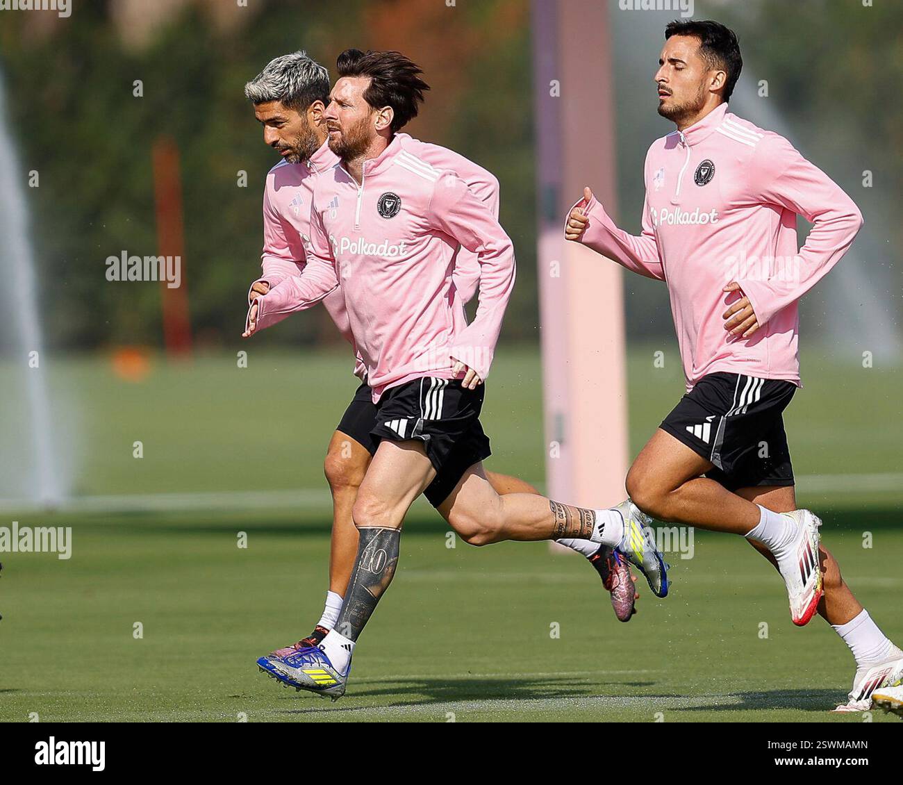 FORT LAUDERDALE, FL - FEBRUARY 21: Inter Miami CF forward Lionel Messi ...