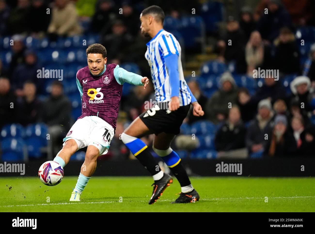 Burnley's Manuel Benson scores their side's fourth goal of the game ...