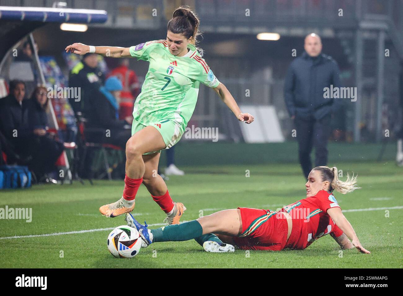 Monza, Italy. 21st Feb, 2025. Sofia Cantore during Italy Women vs ...