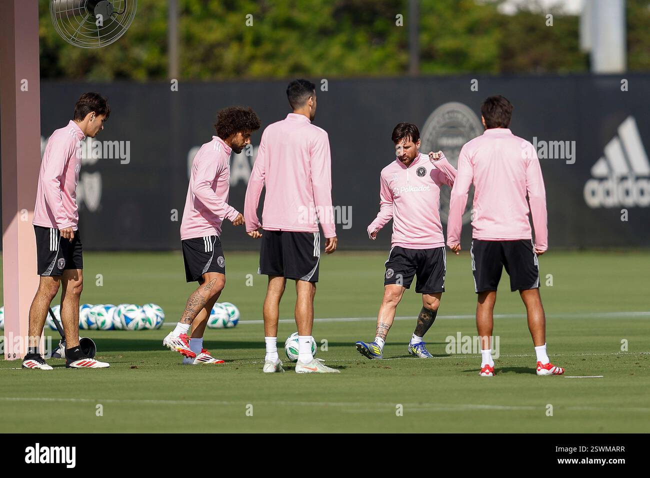 FORT LAUDERDALE, FL - FEBRUARY 21: Inter Miami CF forward Lionel Messi ...