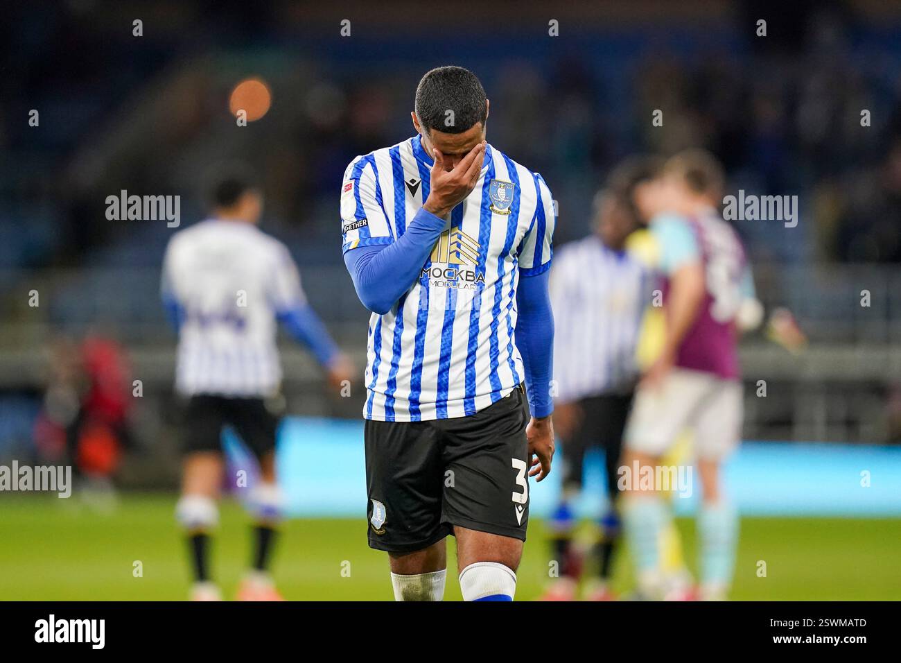 Sheffield Wednesday defender Max Lowe (3) dejected after losing during ...