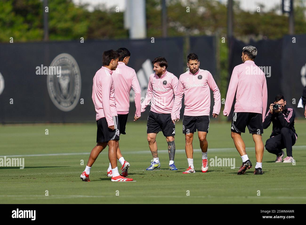 FORT LAUDERDALE, FL - FEBRUARY 21: Inter Miami CF forward Lionel Messi ...