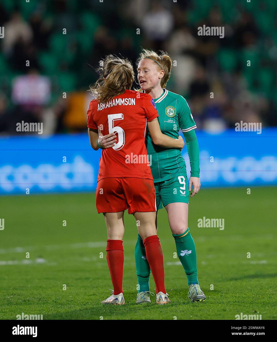 21st February 2025; Tallaght Stadium, Dublin, Ireland: Womens Nations ...