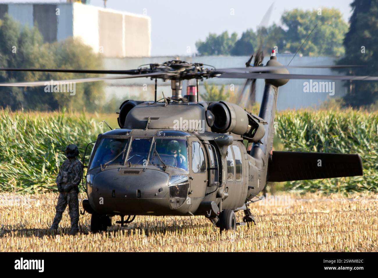 US Army Sikorsky UH-60 Black Hawk helicopter from 1-214th AVN ...