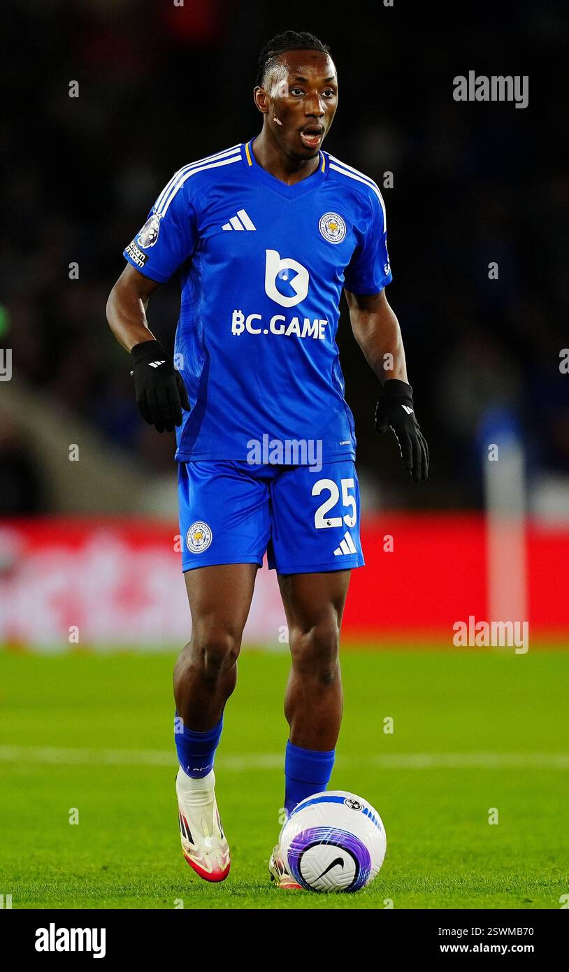 Leicester City's Woyo Coulibaly during the Premier League match at the ...