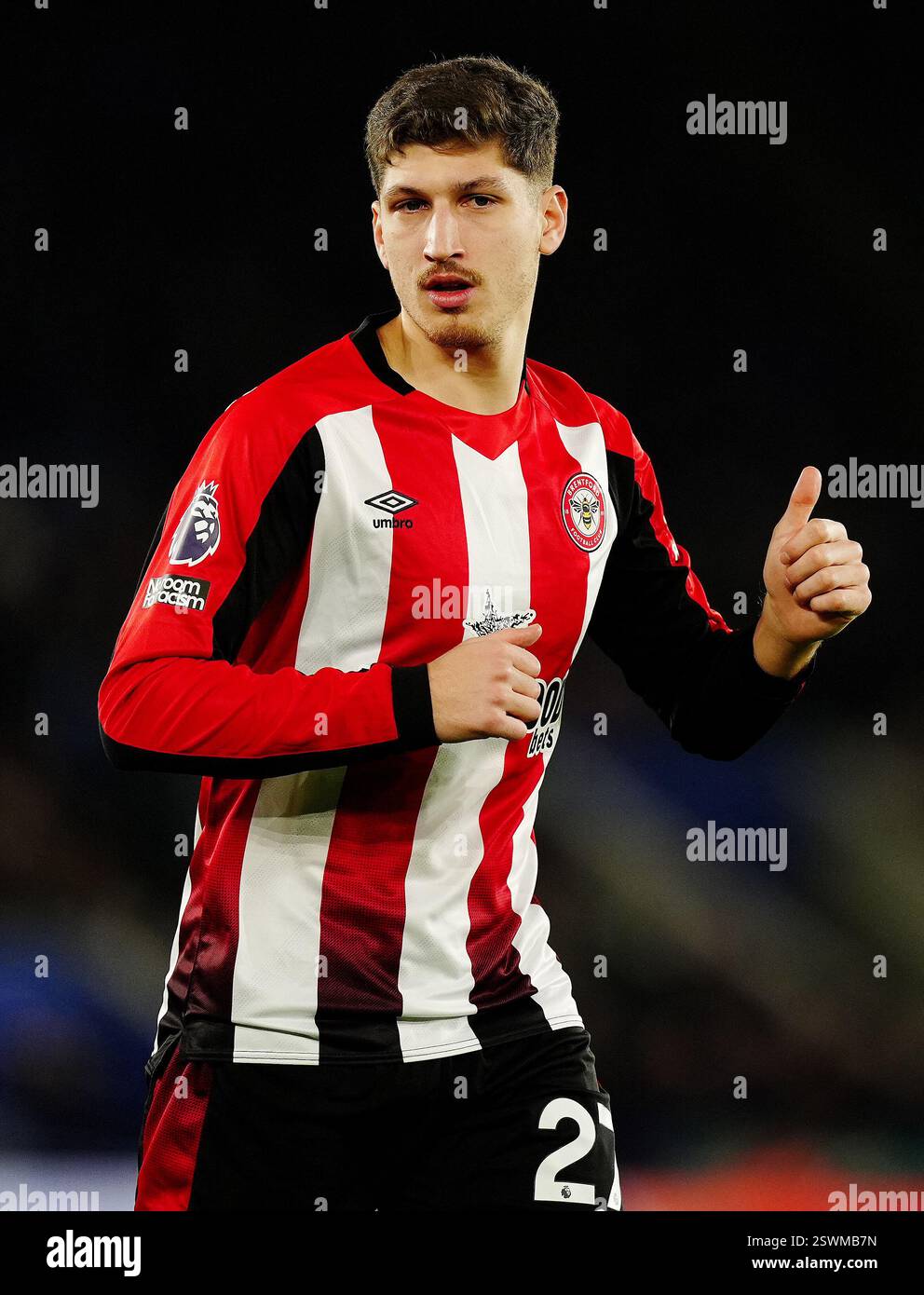 Brentford's Vitaly Janelt during the Premier League match at the King ...