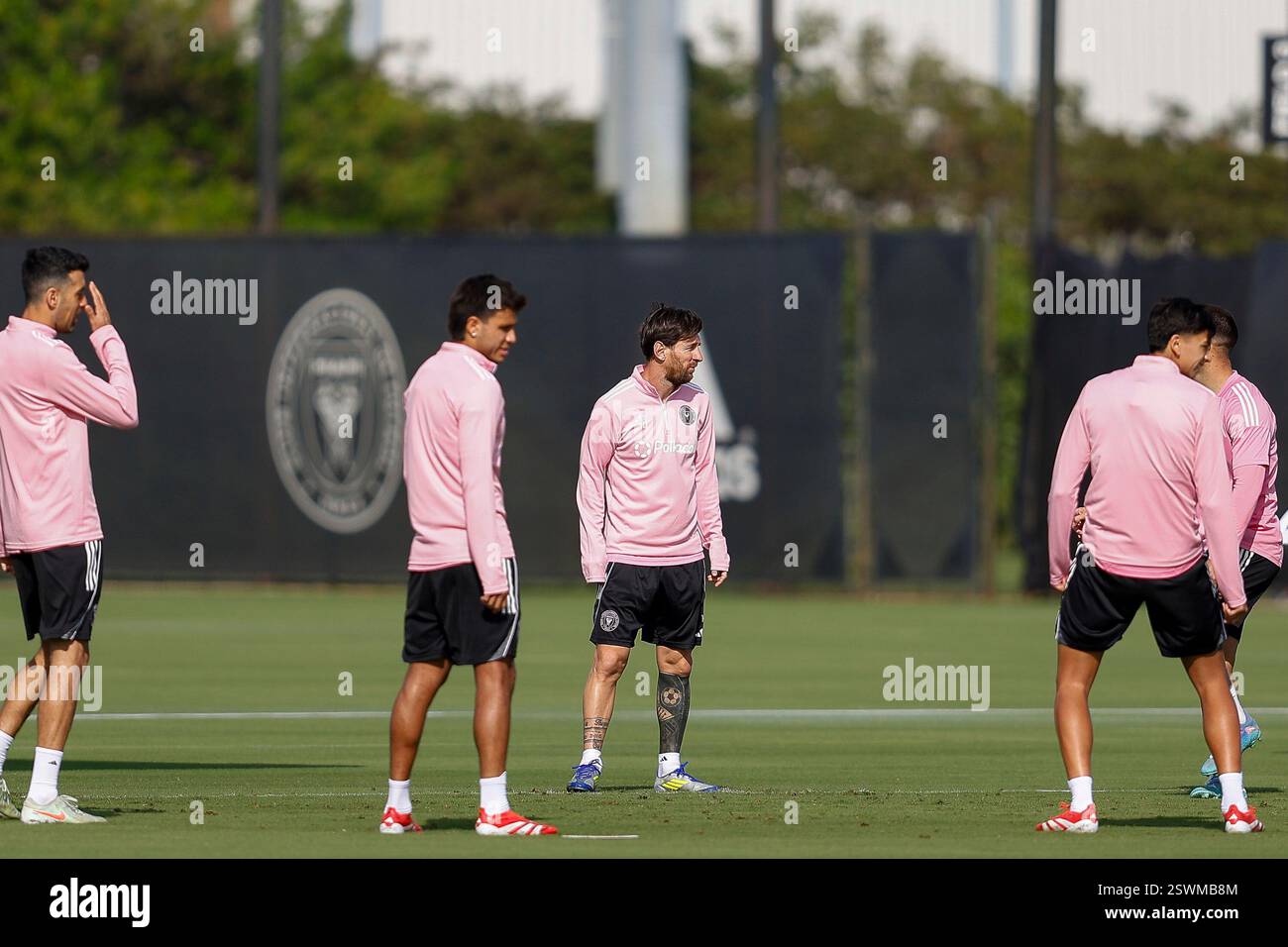 FORT LAUDERDALE, FL - FEBRUARY 21: Inter Miami CF forward Lionel Messi ...