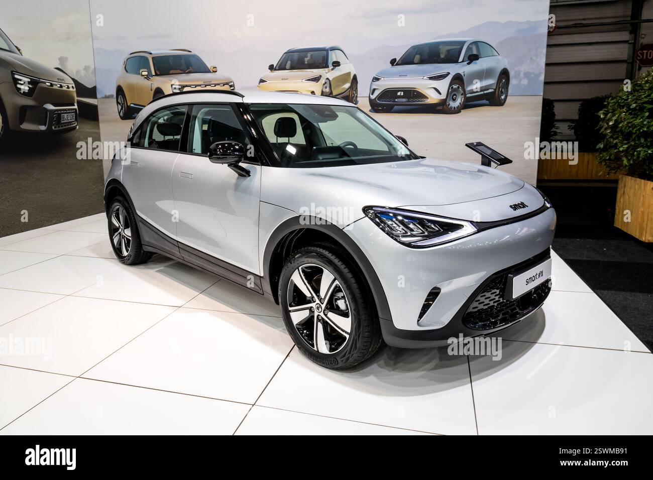 Smart 1 (2025) battery electric compact crossover SUV car at the ...