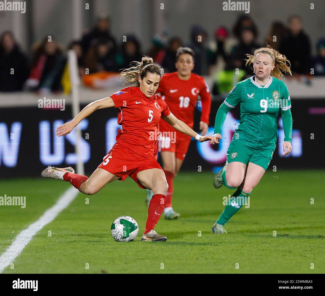 21st February 2025; Tallaght Stadium, Dublin, Ireland: Womens Nations League International ...