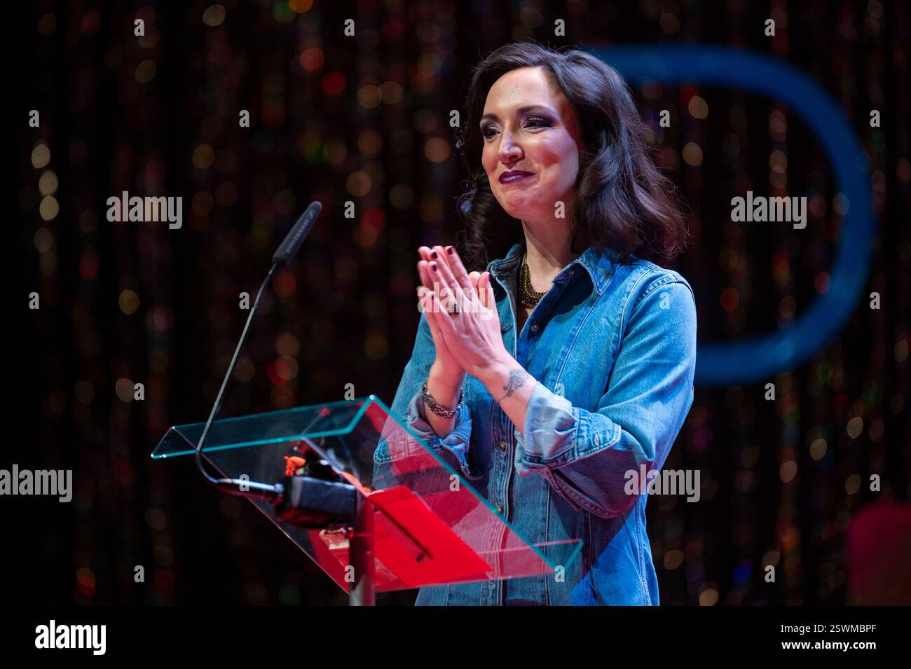 Berlin, Germany. 21st Feb, 2025. Mary Bronstein, American actress and ...