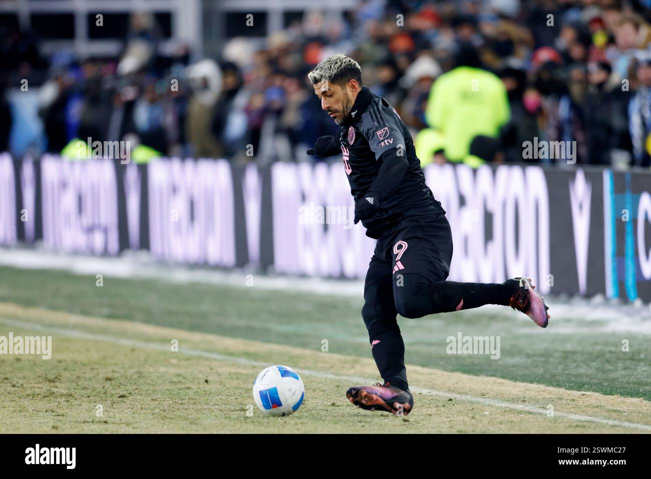 Inter Miami forward Luis Suárez during the first half of a CONCACAF ...