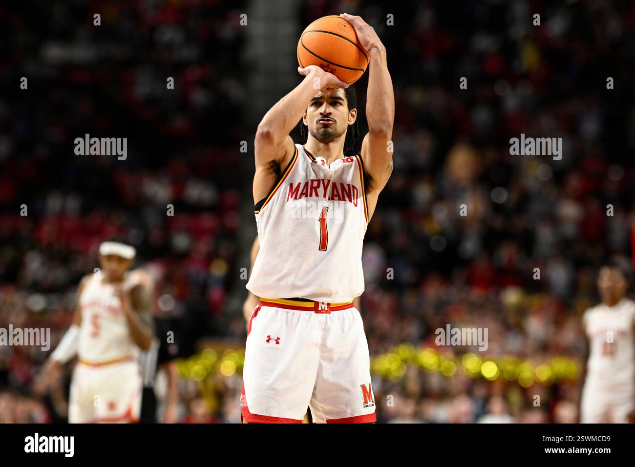 Maryland guard Rodney Rice (1) in action during the second half of an ...