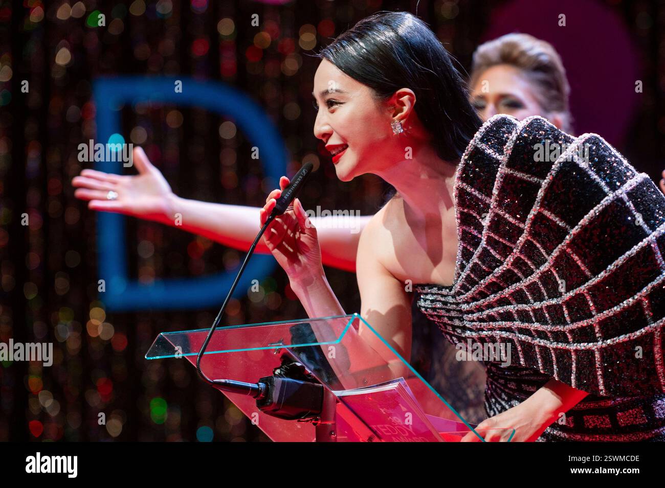 Actress Fan Bingbing of China speaks at the 39th Teddy Awards ceremony ...