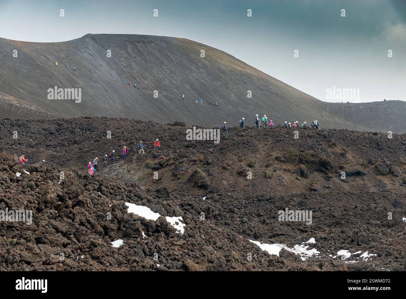 Visit volcano Etna over the top Stock Photo - Alamy