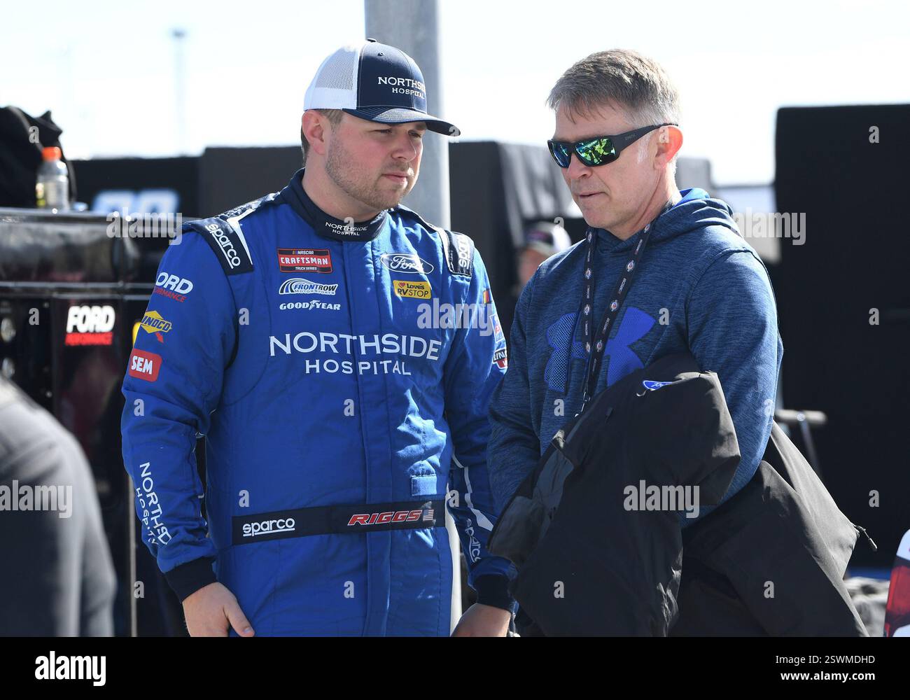 ATLANTA, GA - FEBRUARY 21: Layne Riggs (#34 Front Row Motorsports ...