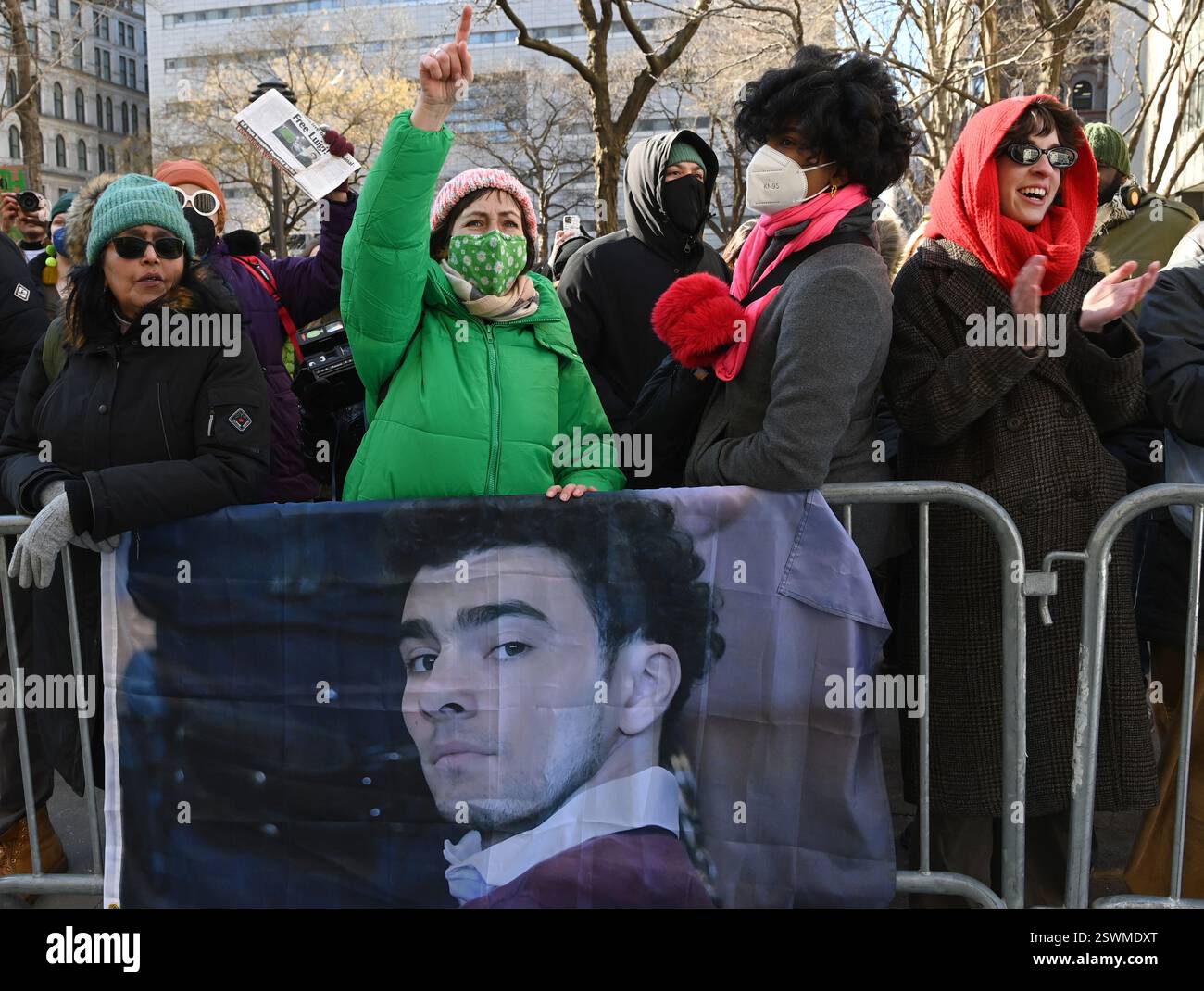 February 21, 2025, New York, New York, USA: The court appearance of ...