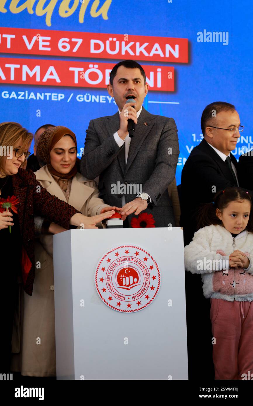 February 21, 2025: Gaziantep, Turkiye. 21 February 2025. Turkish ...