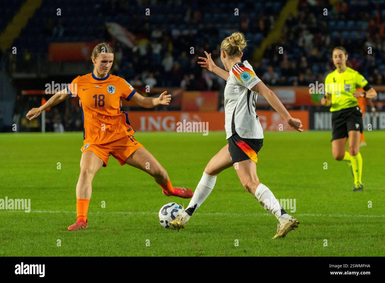 Breda, Niederlande. 21st Feb, 2025. # GER, Niederlande vs. Deutschland ...