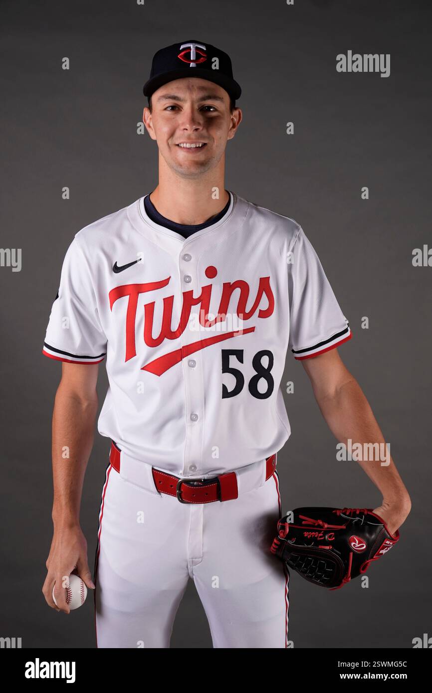 This is a 2025 photo of David Festa of the Minnesota Twins baseball ...
