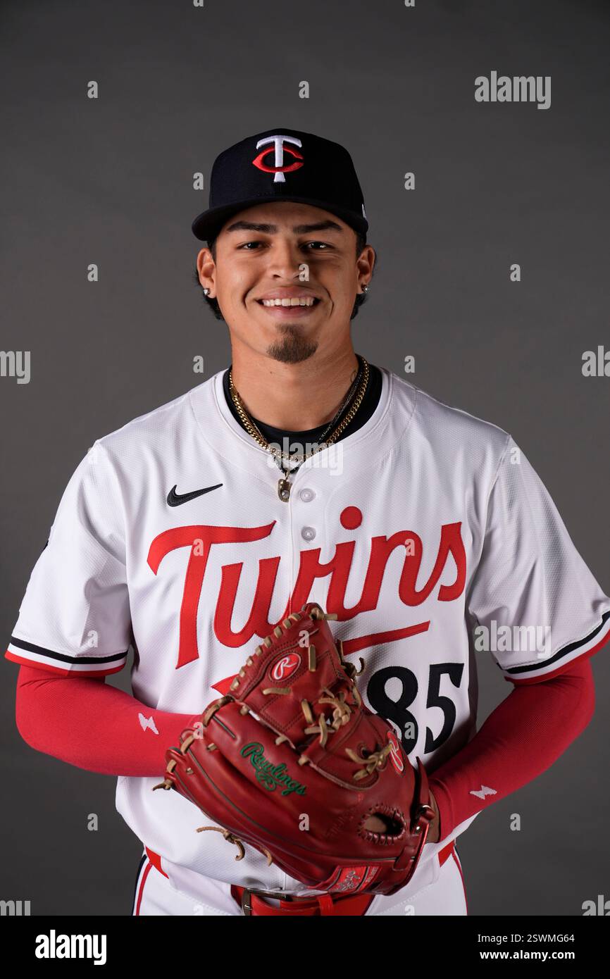 This is a 2025 photo of Marco Raya of the Minnesota Twins baseball team ...