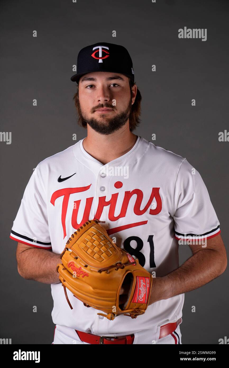 This is a 2025 photo of Cole Sands of the Minnesota Twins baseball team ...