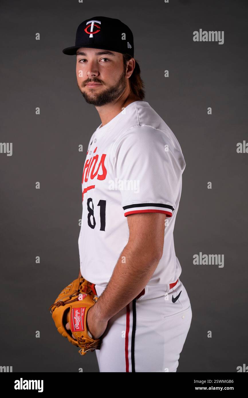 This is a 2025 photo of Cole Sands of the Minnesota Twins baseball team ...