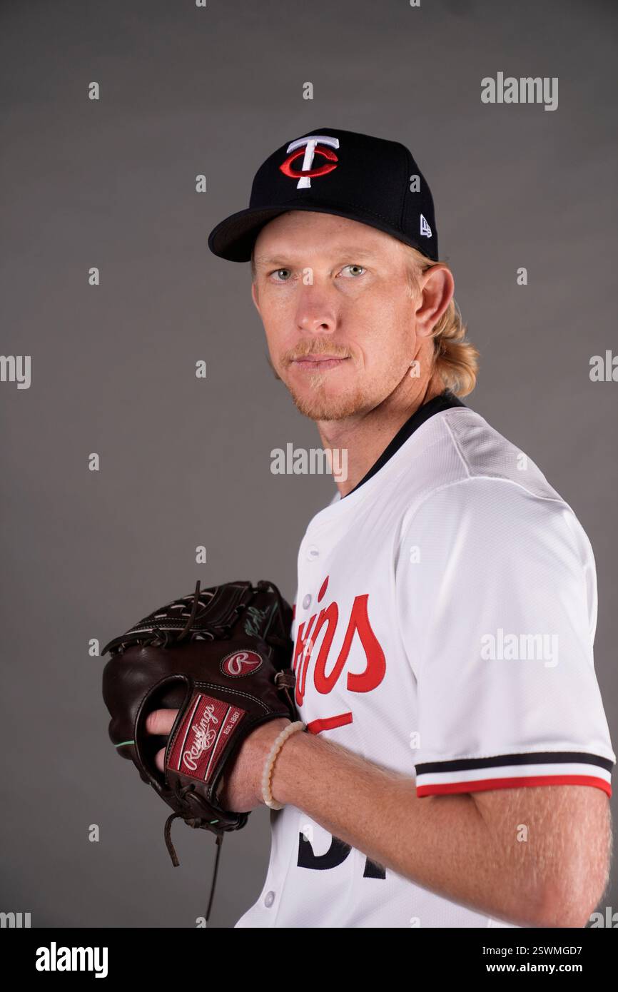 This is a 2025 photo of Darren McCaughan of the Minnesota Twins ...