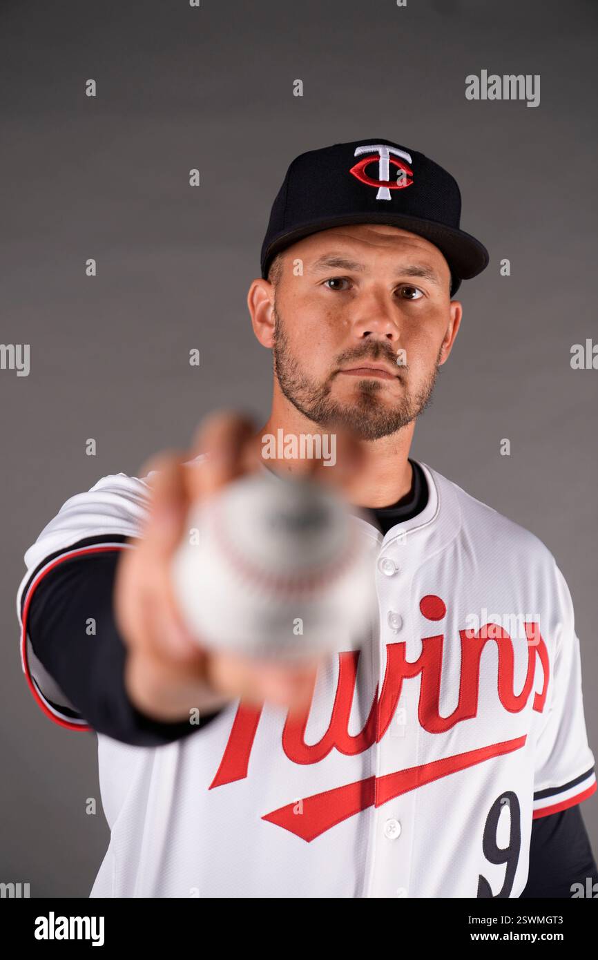 This is a 2025 photo of Trevor Larnach of the Minnesota Twins baseball ...