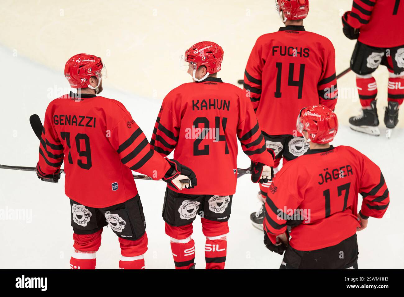 Lausanne, Switzerland. , . Dominik Kahun (offense) of Lausanne HC #24 ...