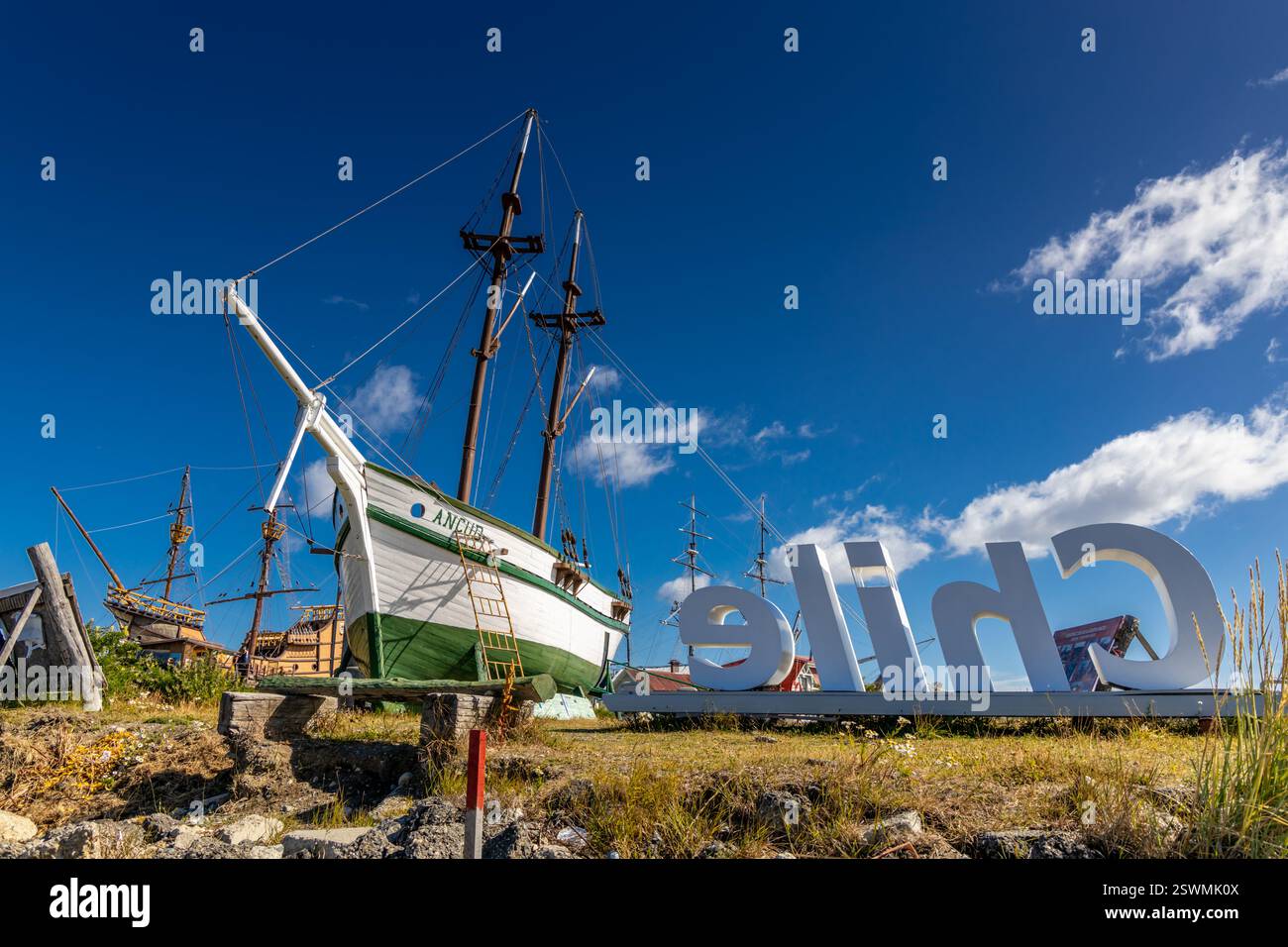 Ancient ships model in Museo Nao Victoria. Museum of the old ships in ...