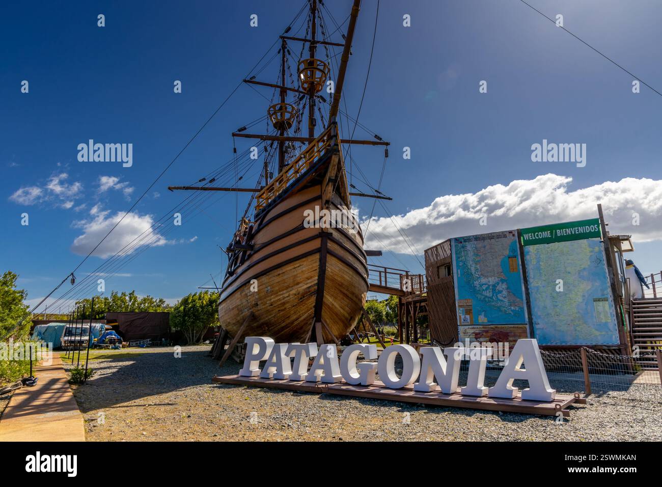 Ancient ships model in Museo Nao Victoria. Museum of the old ships in ...