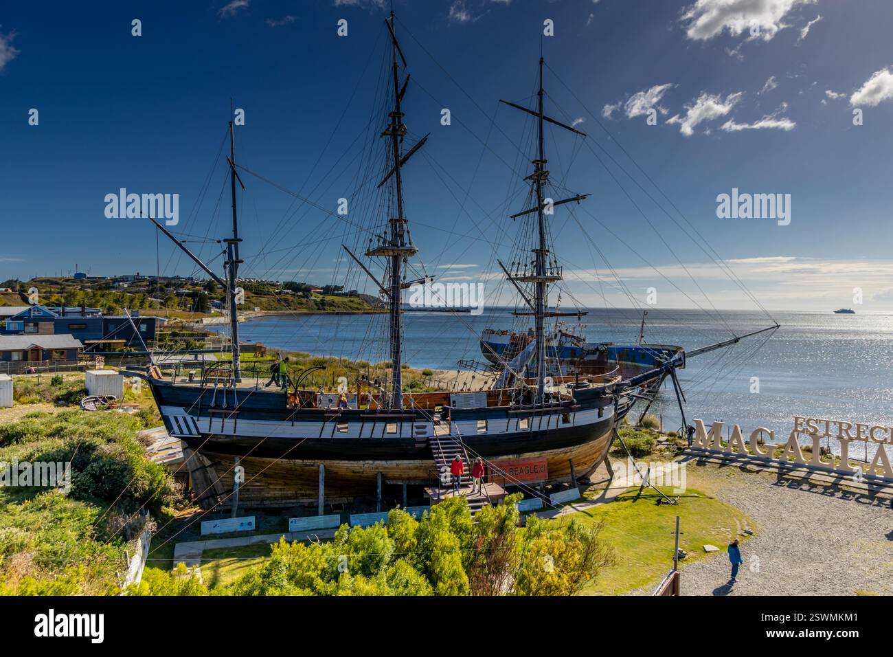 Ancient ships model in Museo Nao Victoria. Museum of the old ships in ...