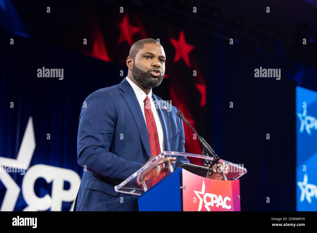 National Harbor, Maryland, USA. 21st Feb, 2025. Congressman Byron ...