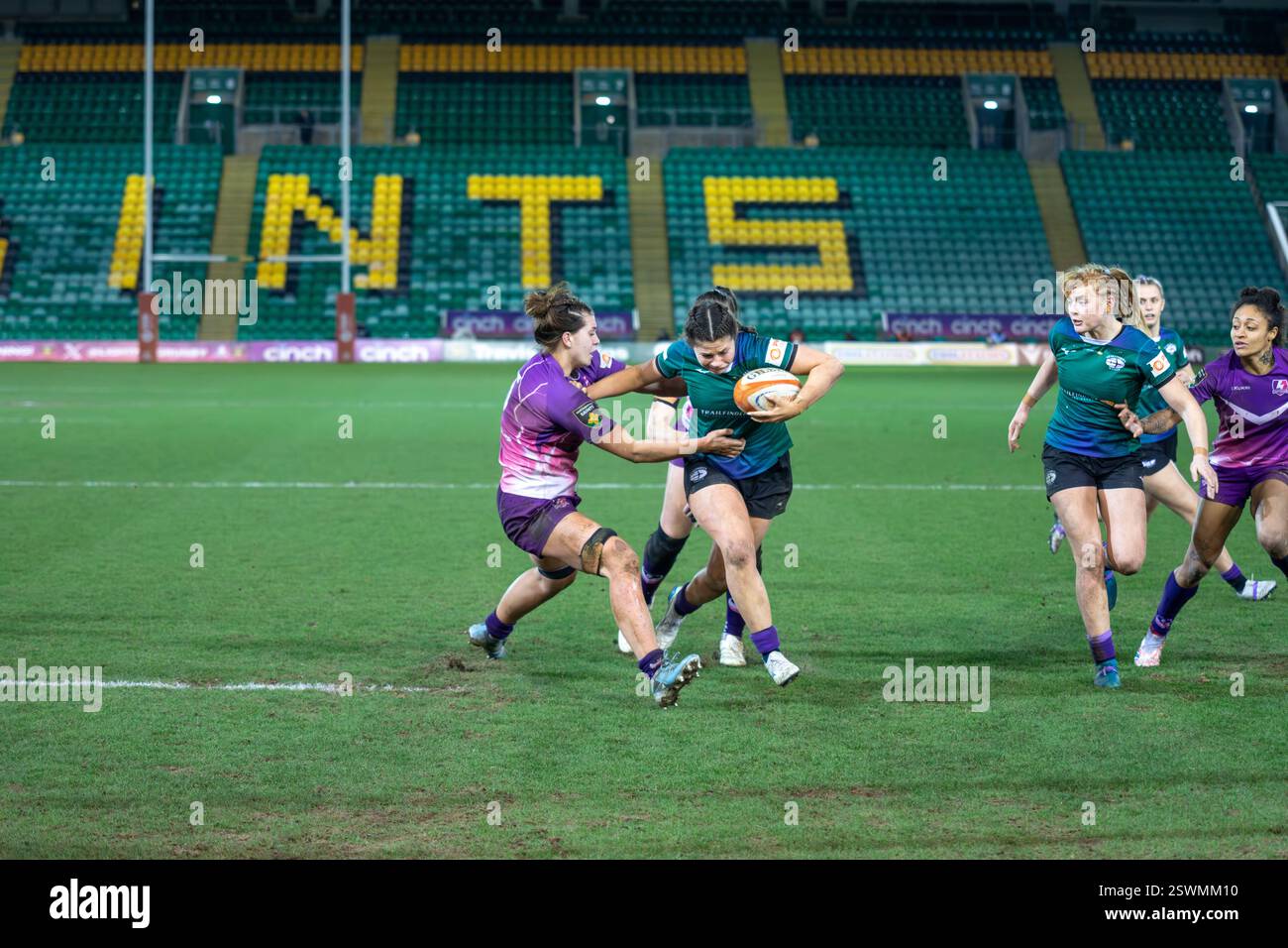 London, UK, 21st February 2025 Loughborough Lightning full back ...