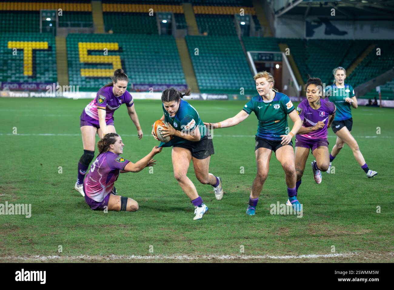 London, UK, 21st February 2025 Loughborough Lightning full back ...