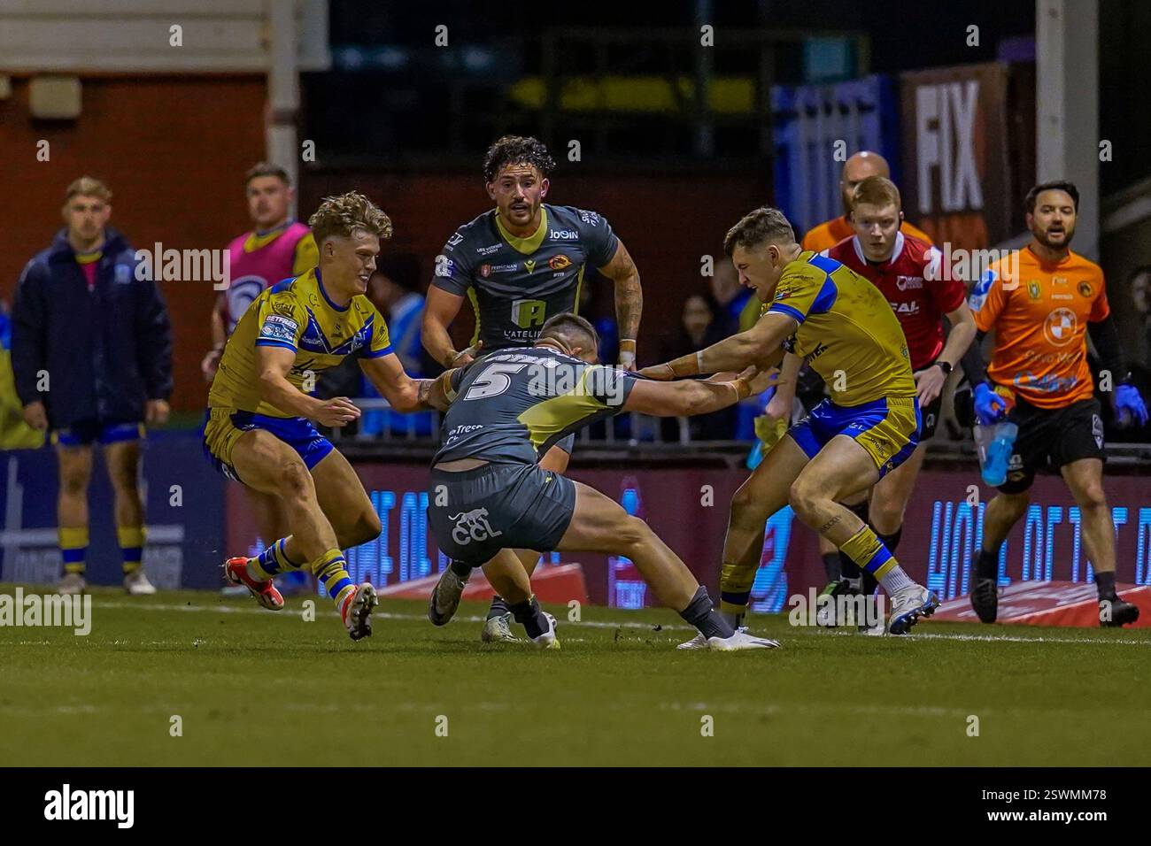 Warrington, Cheshire, UK. 21st February, 2025. Betfred Super League ...