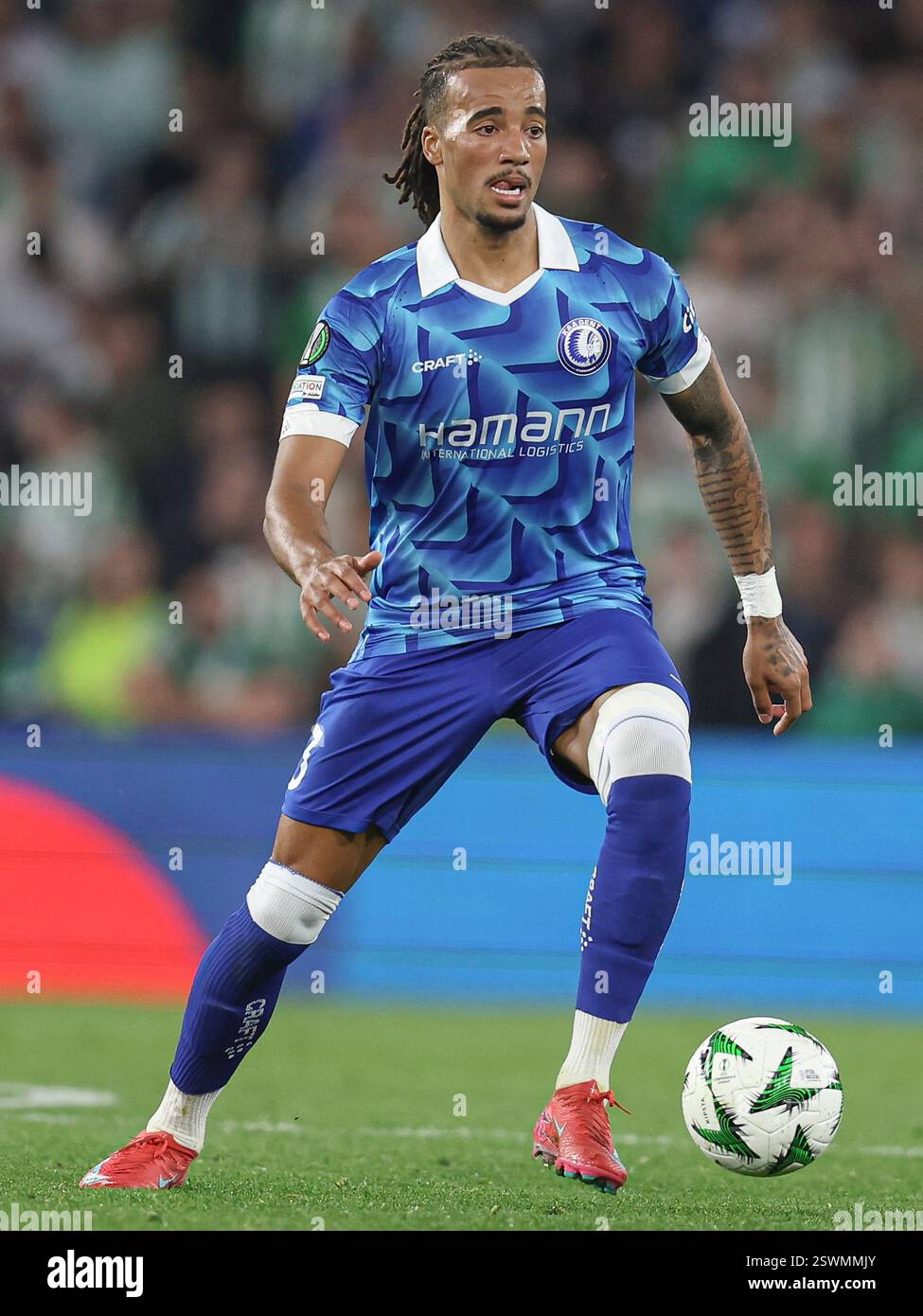 Sevilla, Spain. 20th Feb, 2025. Archie Brown of KAA Gent during the UEFA Conference League ...